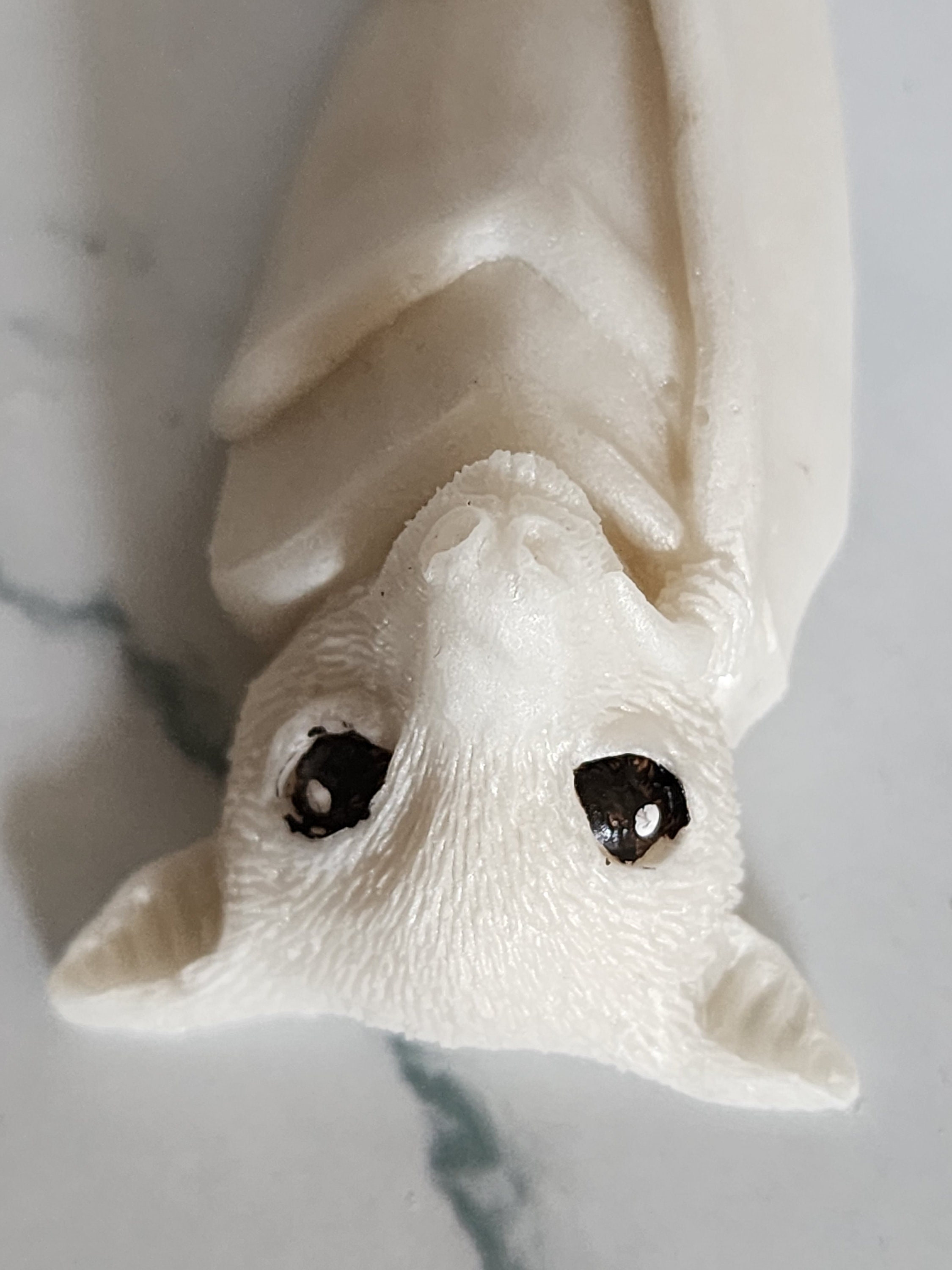 Adorable White Color Resin Bat Keychain - Etsy