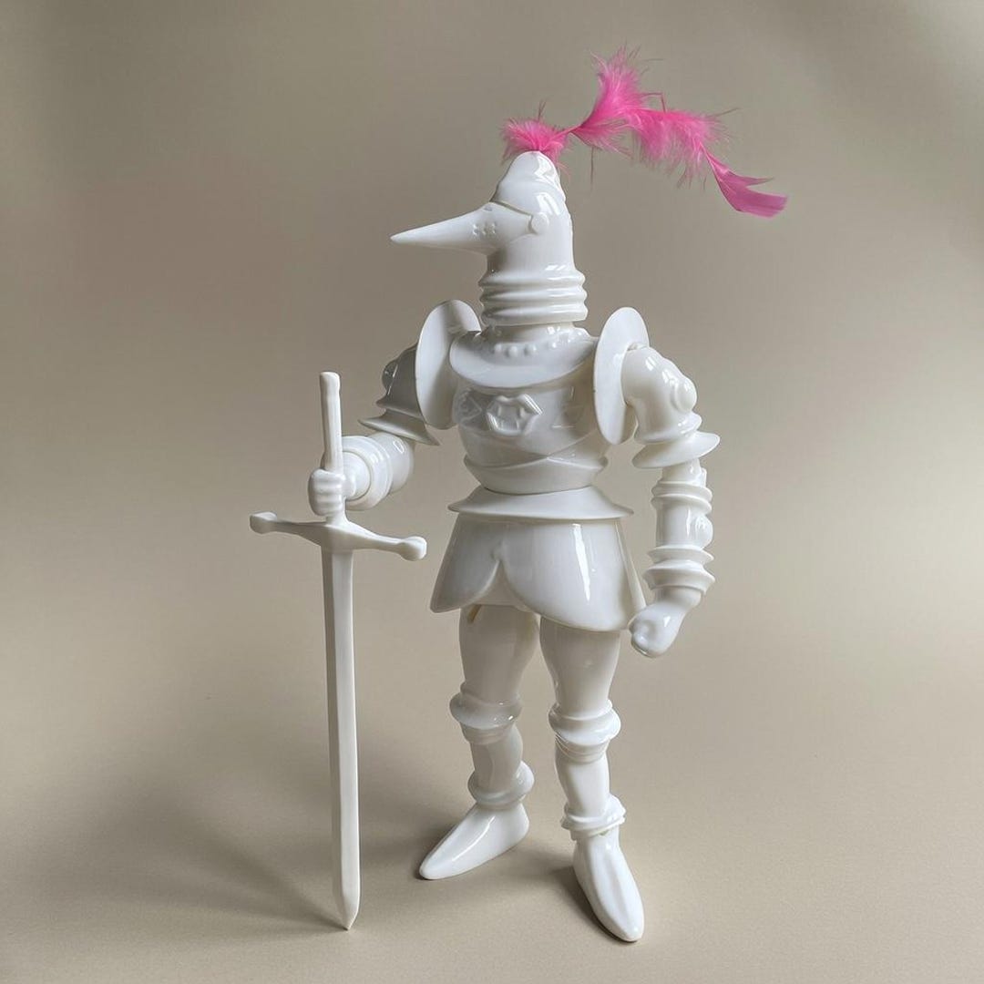 Titus - White Knight Limited Edition Articulated Action Figure . - Etsy