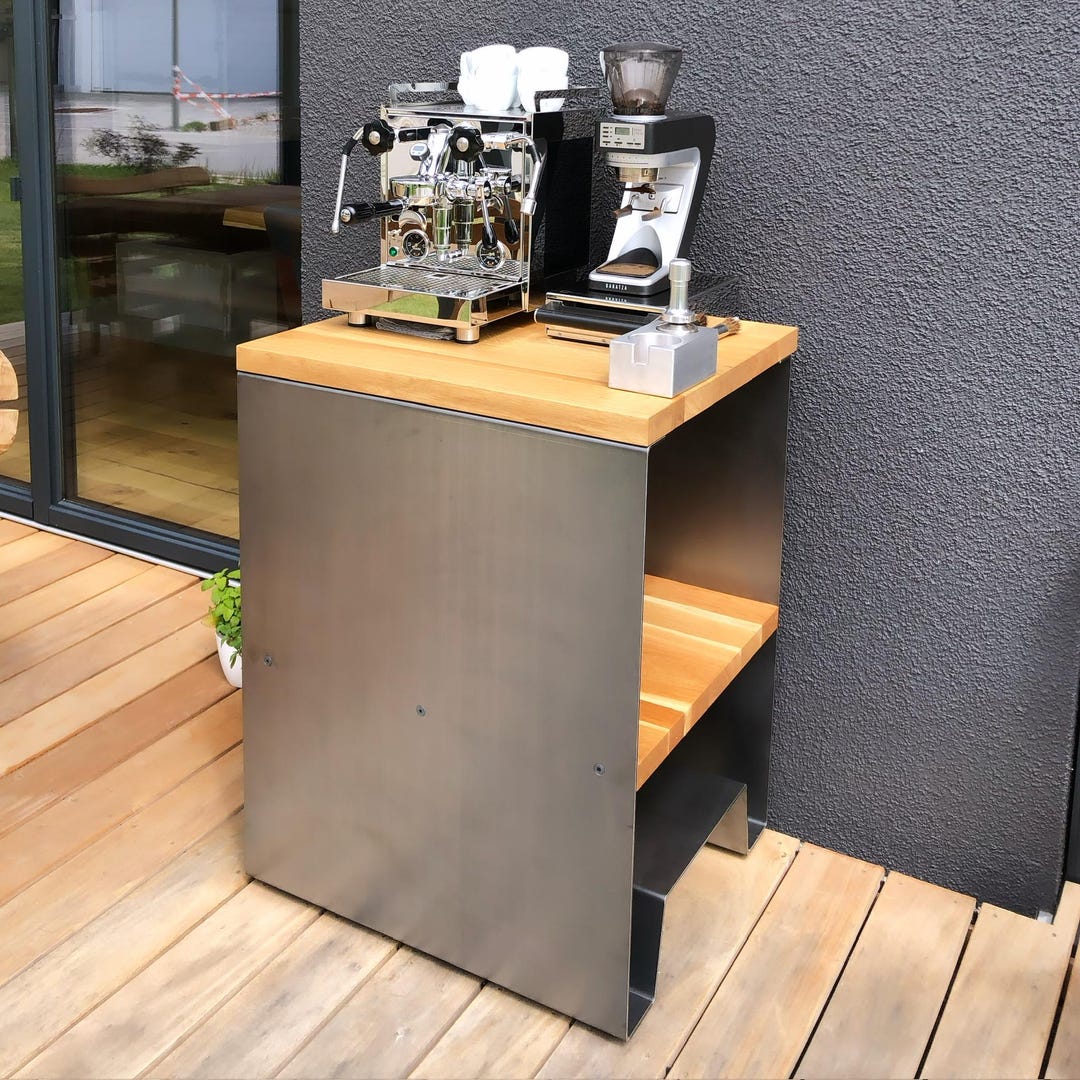 Barista Table, Espresso Bar, Coffee Bar, Bar Table, Steel Table ...
