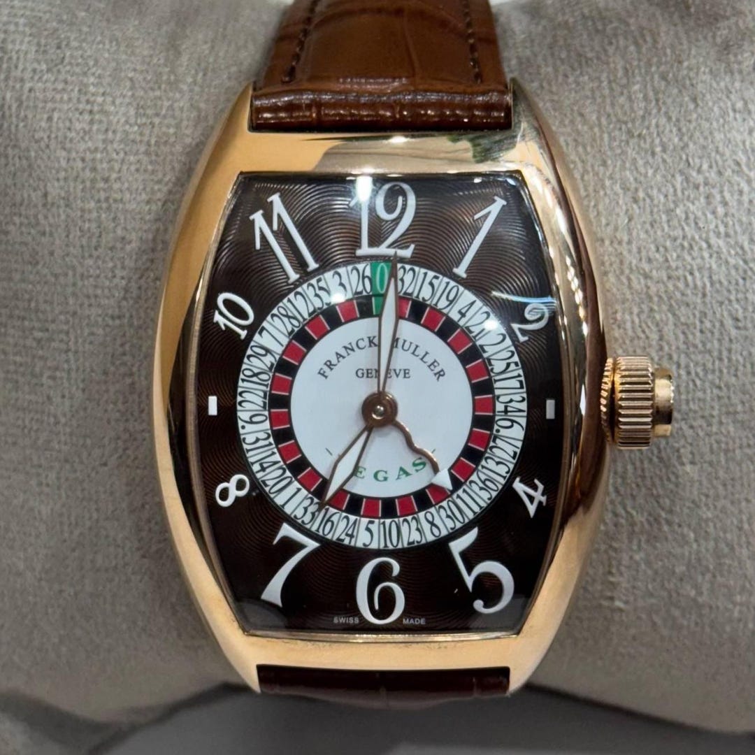 Vintage Franck Muller Automatic Movement Roulette Brown Dial Brown ...