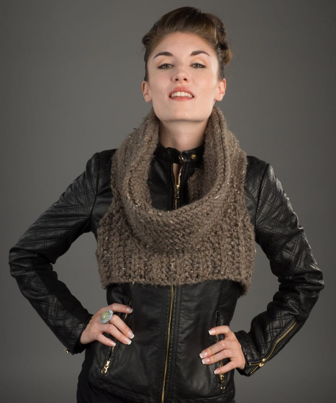 PDF Knitting Pattern:multi Way Huntress District Armor Cowl- Capitol ...