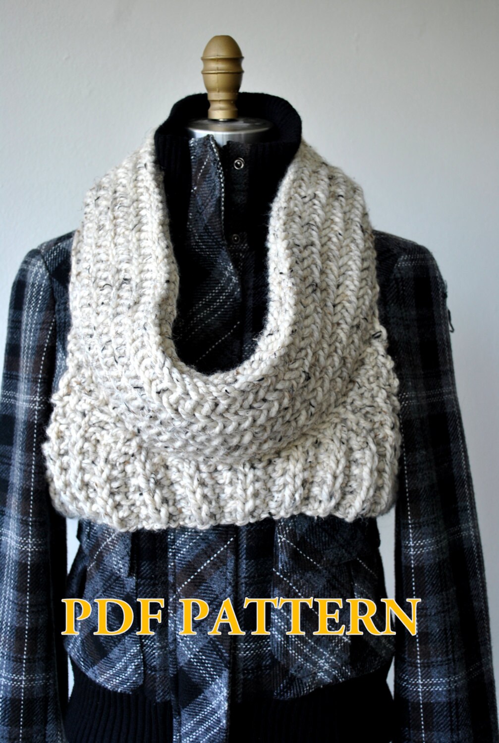 PDF Knitting Pattern:multi Way Huntress District Armor Cowl- Capitol ...