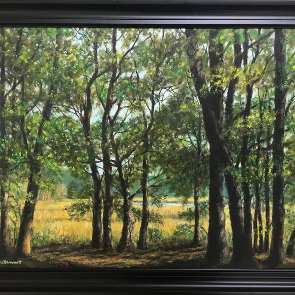 Marsh Scene on Stretched Canvas - Etsy