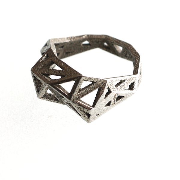 3d Printed Stainless Ring - Etsy