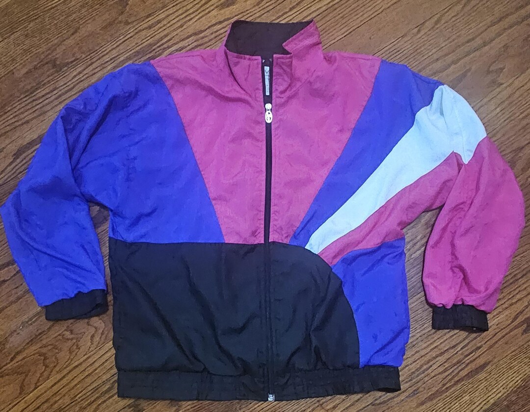 Vintage Lavon Windbreaker Jacket by Cheerful Corp - Etsy