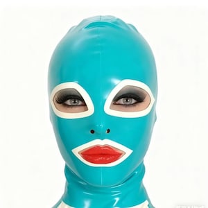 Latex Mask Open Mouth and Eyes - Etsy UK
