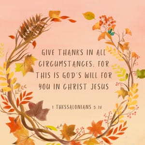 Fall Bible Verse iPhone Wallpaper | Thanksgiving Scripture (digital ...
