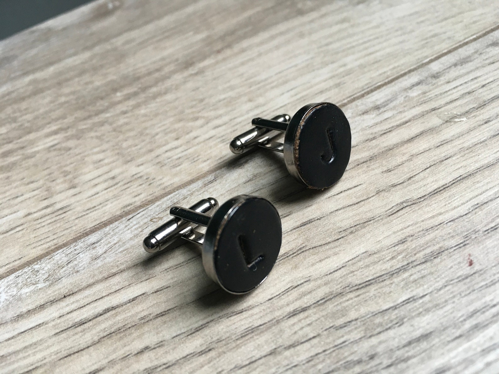 Leather Cufflinks Leather Gift Gift for Him Handmade Gift - Etsy