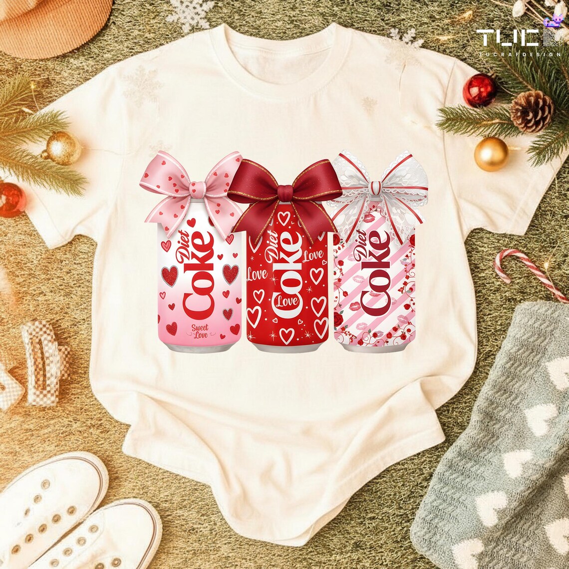 Retro Valentine Soda Png Bundle: Cute Valentine Day Png, Coqutte Bow ...