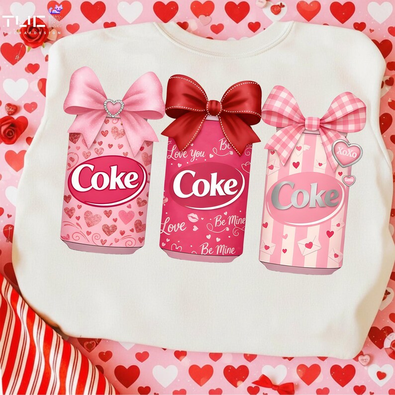 Coke Valentine Soda Png : Retro Soda Can, Cute Valentine Day Png ...