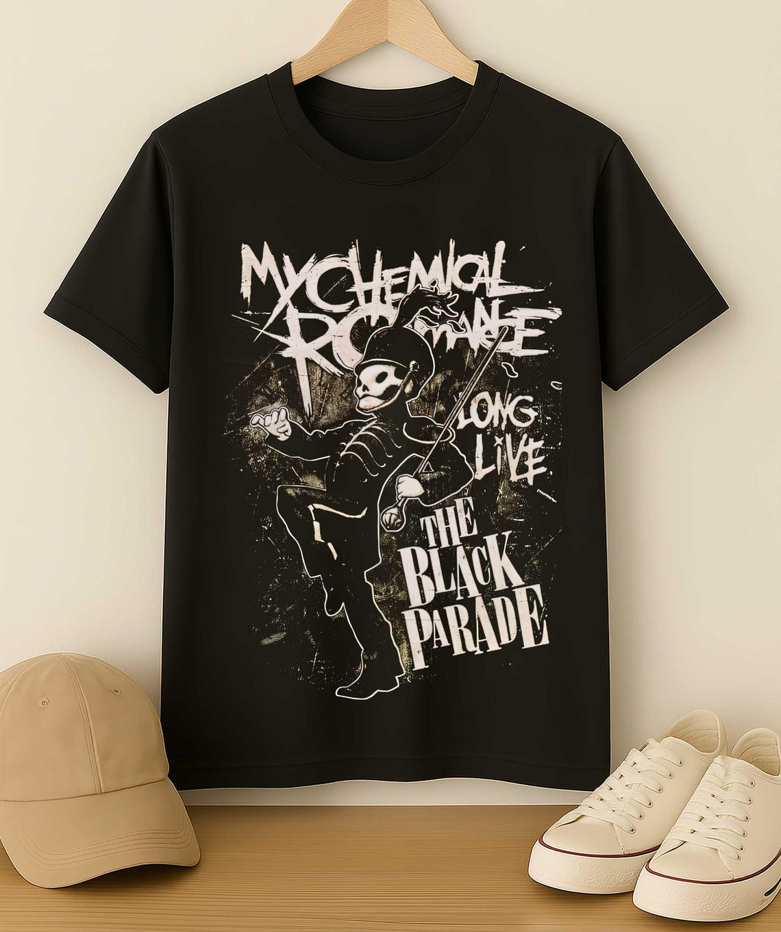 Vintage My Chemical Romance the Black Parade Tshirt Emo Band Tee MCR ...