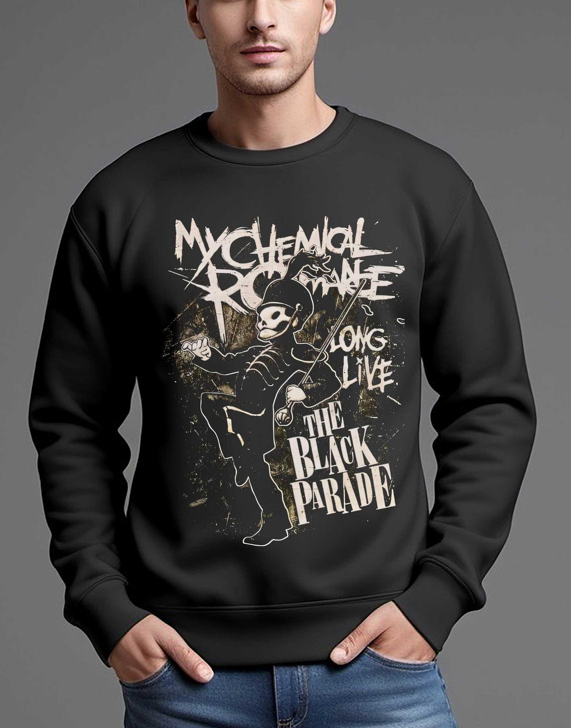 Vintage My Chemical Romance the Black Parade Tshirt Emo Band Tee MCR ...