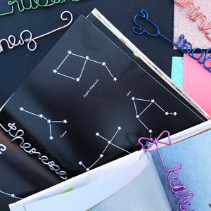 Personalized Bookmark / Wire Bookmark / Book Lover's Gift / Teacher's ...