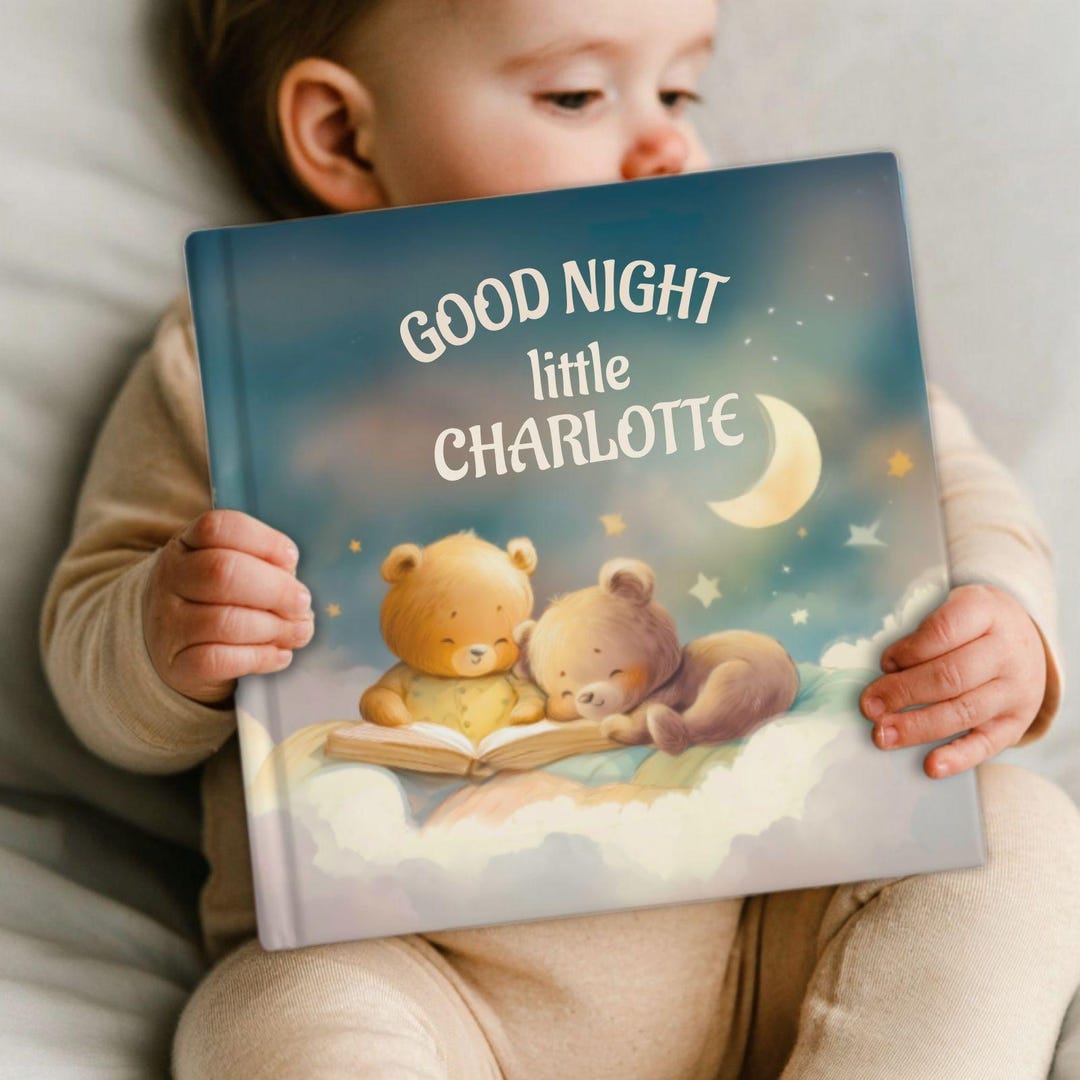 Personalized Baby Book With Custom Name Bedtime Story Book Baby Shower ...