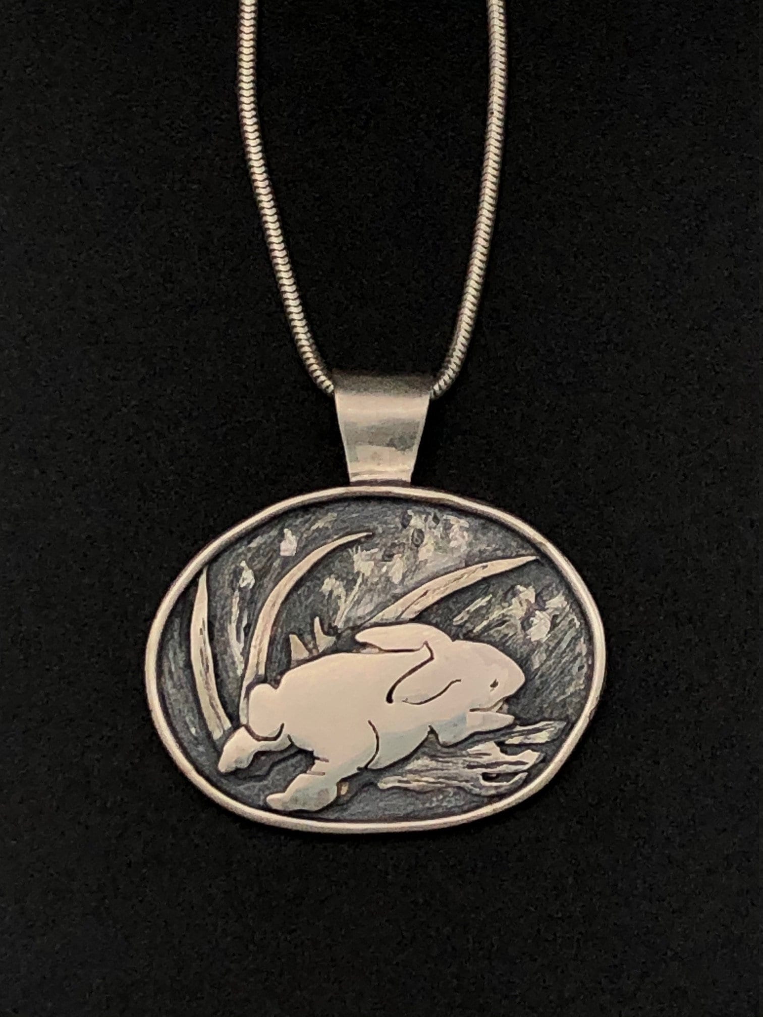 Rabbit Necklace | Etsy