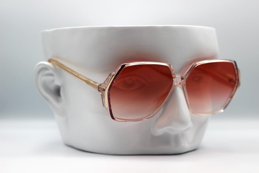 80’s Silhouette M1199 Oversize Frame Transparent-burgundy Detail Women ...