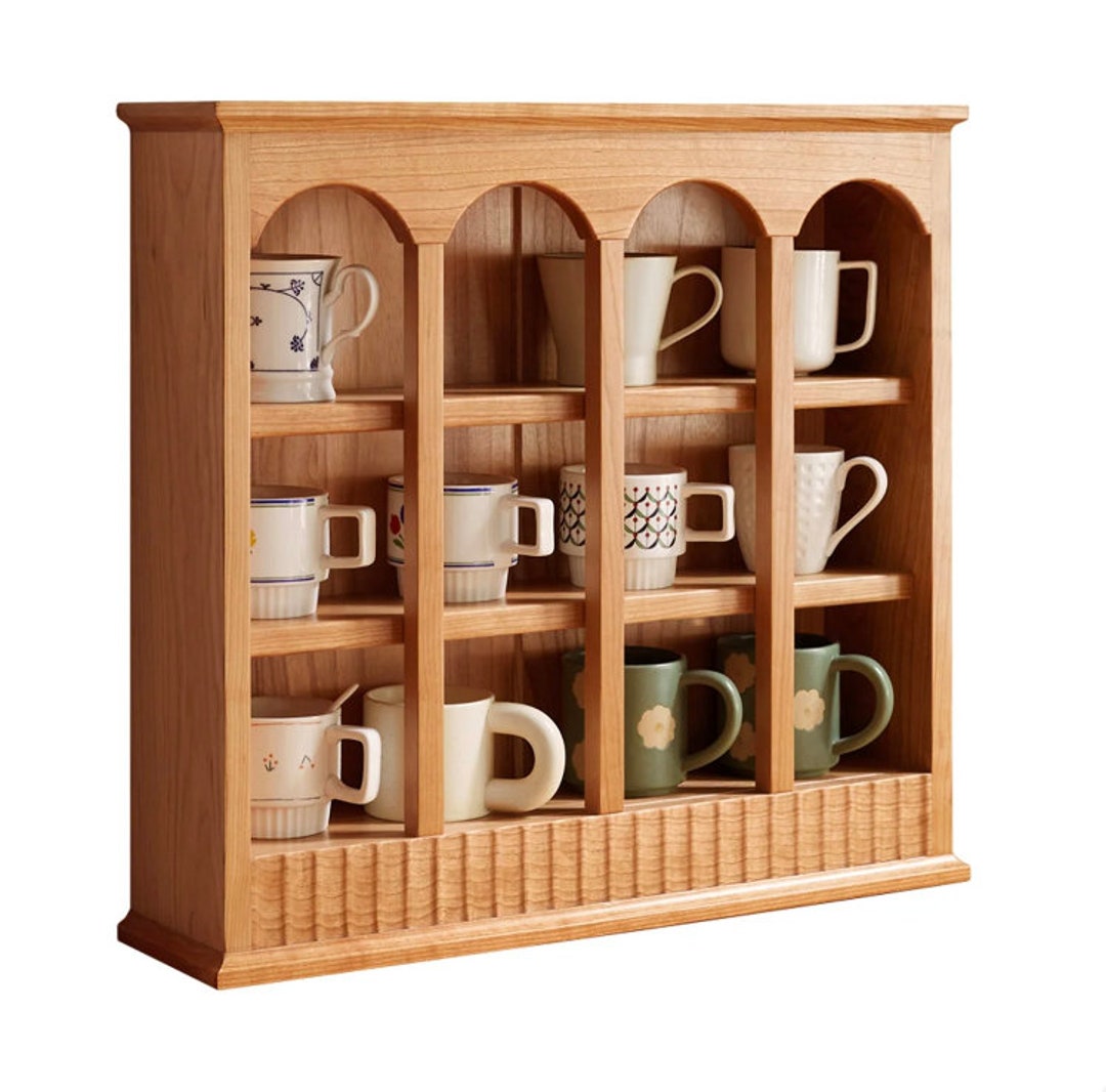 Coffee Mug Display Rack Cabinet - Etsy