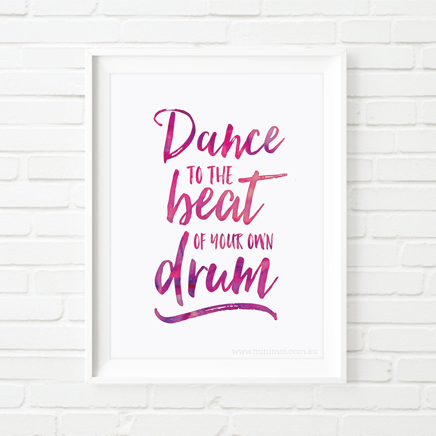 Dance To The Beat Of Your Own Drum Quote Prints Printable Etsy