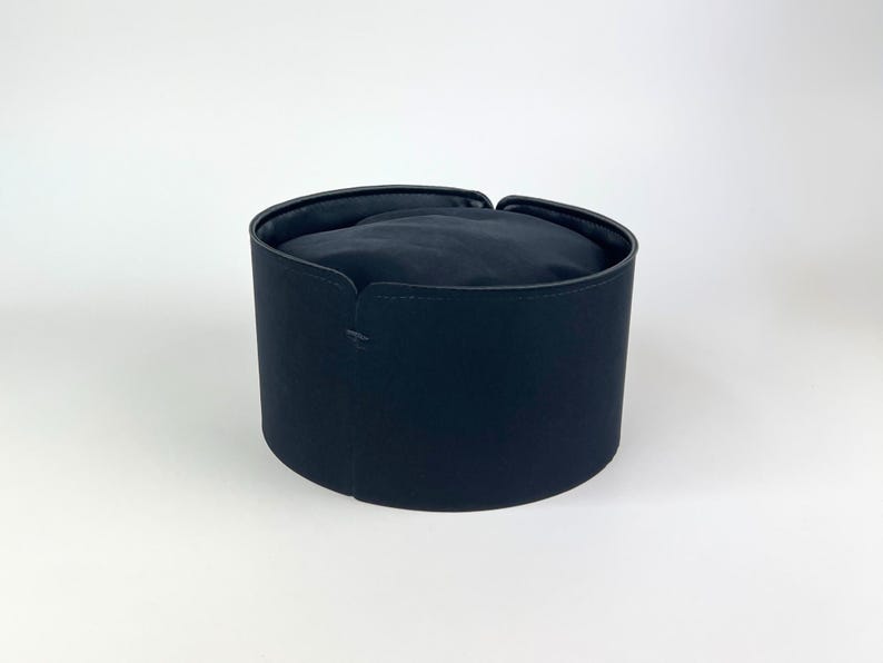 Clerical Skufia – Peachskin Black Fabric – Clerical Cap, Portable ...