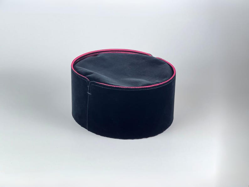 Priest Skufia Hat – Orthodox Velvet Headdress - Clerical Cap With Red ...