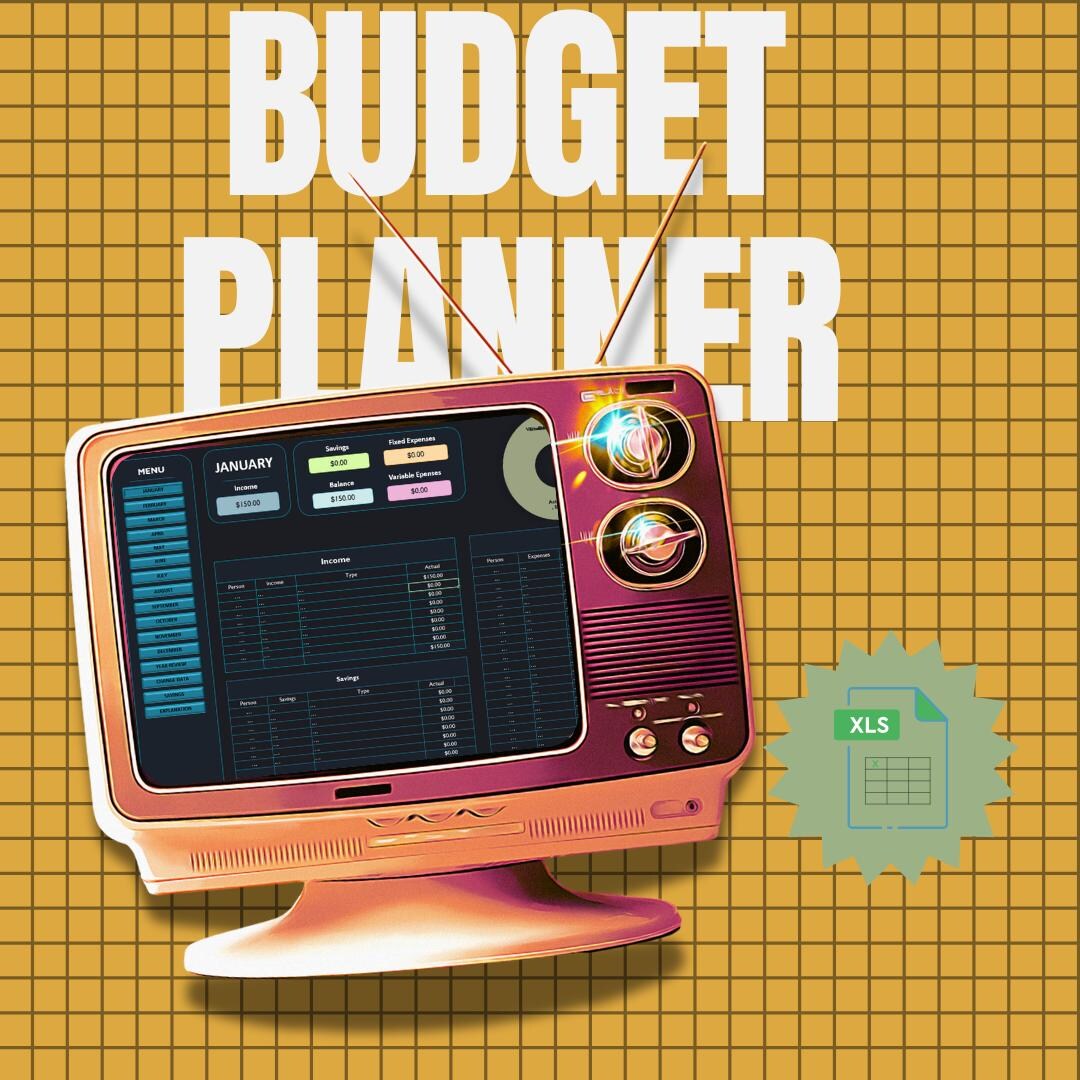 Excel Budget Planner EUR | Full Year Finance Tracker (digital Download ...