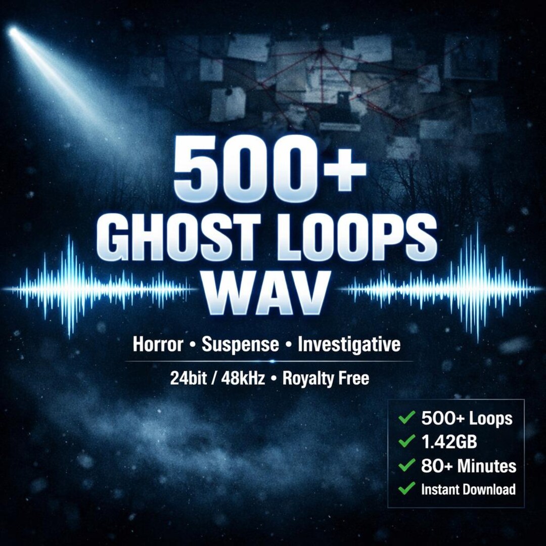 500+ Ghost Loop Cinematic WAV Loops | Professional Film & Game Sound ...
