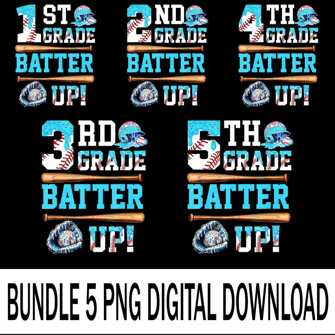 Batter up Baseball PNG, Back to School Sports Sublimation Design for ...