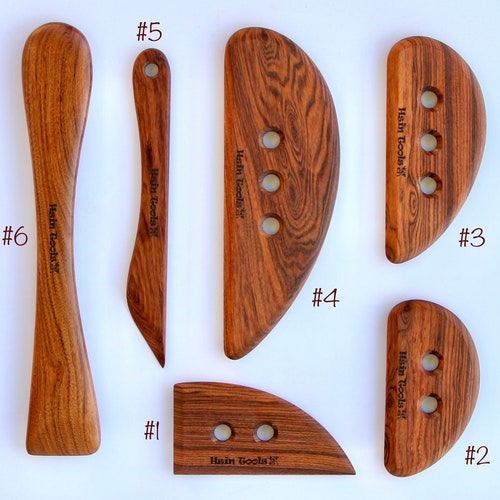 A Set of 3 Wenge Round Ribs for Throwing Perfect Bowls/plates - Etsy