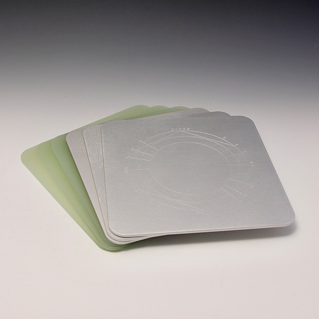 A Set of 6 Square Bat Inserts (3 Aluminum+ 3 Translucent) for Hsin ...