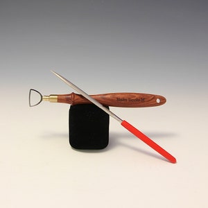 D-shaped Tungsten Carbide Looping Tool With Smaller Mopane Wooden ...