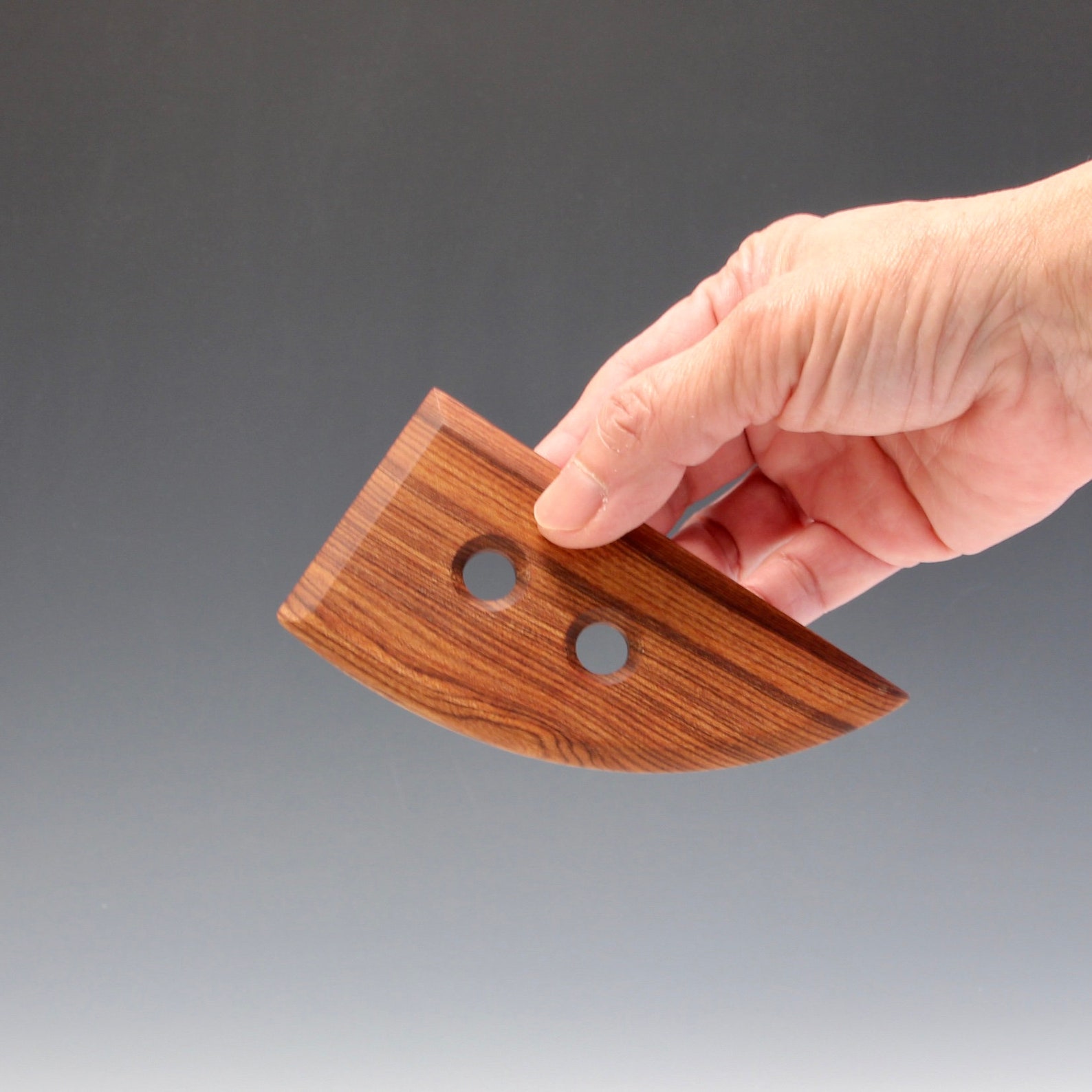 A 1 Triangular Mopane Wooden Rib for Throwing | Etsy