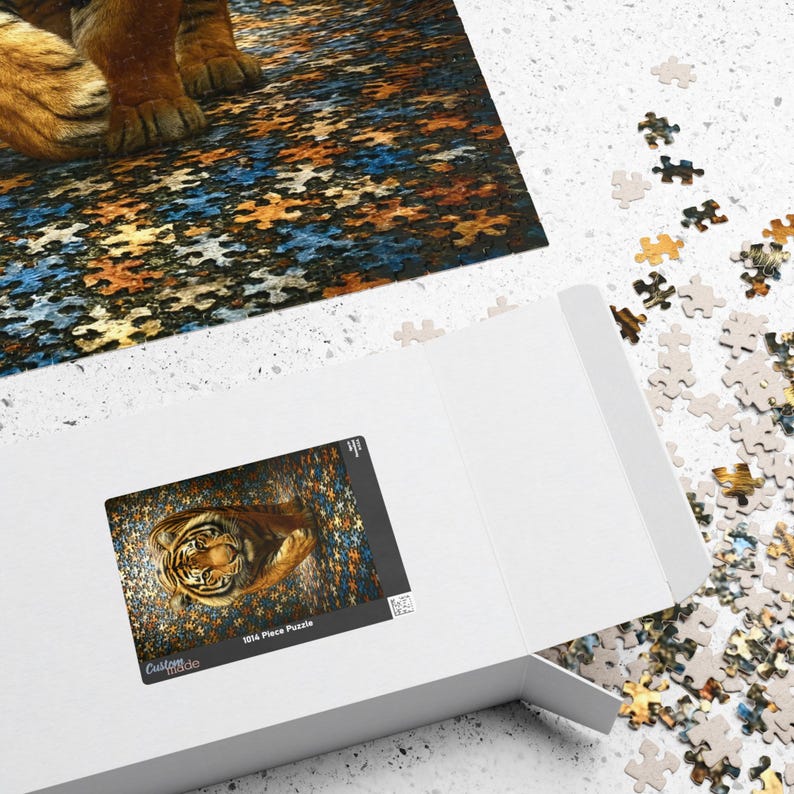 Ultra Impossible Tiger Puzzle Hyper-Realistic Bengal Tiger in Infinity ...