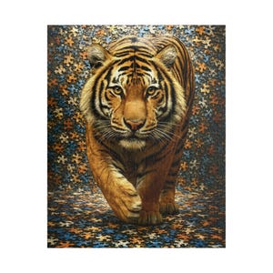 Ultra Impossible Tiger Puzzle Hyper-Realistic Bengal Tiger in Infinity ...