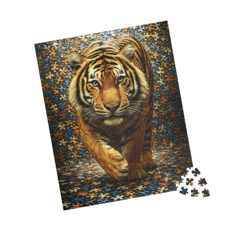 Ultra Impossible Tiger Puzzle Hyper-Realistic Bengal Tiger in Infinity ...