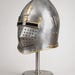 Medieval Closed Face Knight Helmet | Steel Armor Helm Display | Gothic ...