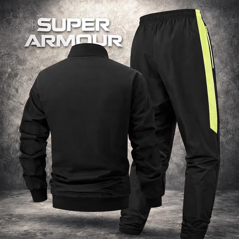 Men’s Tracksuit Set | Gym & Workout Activewear | Athletic Jogging Suit ...
