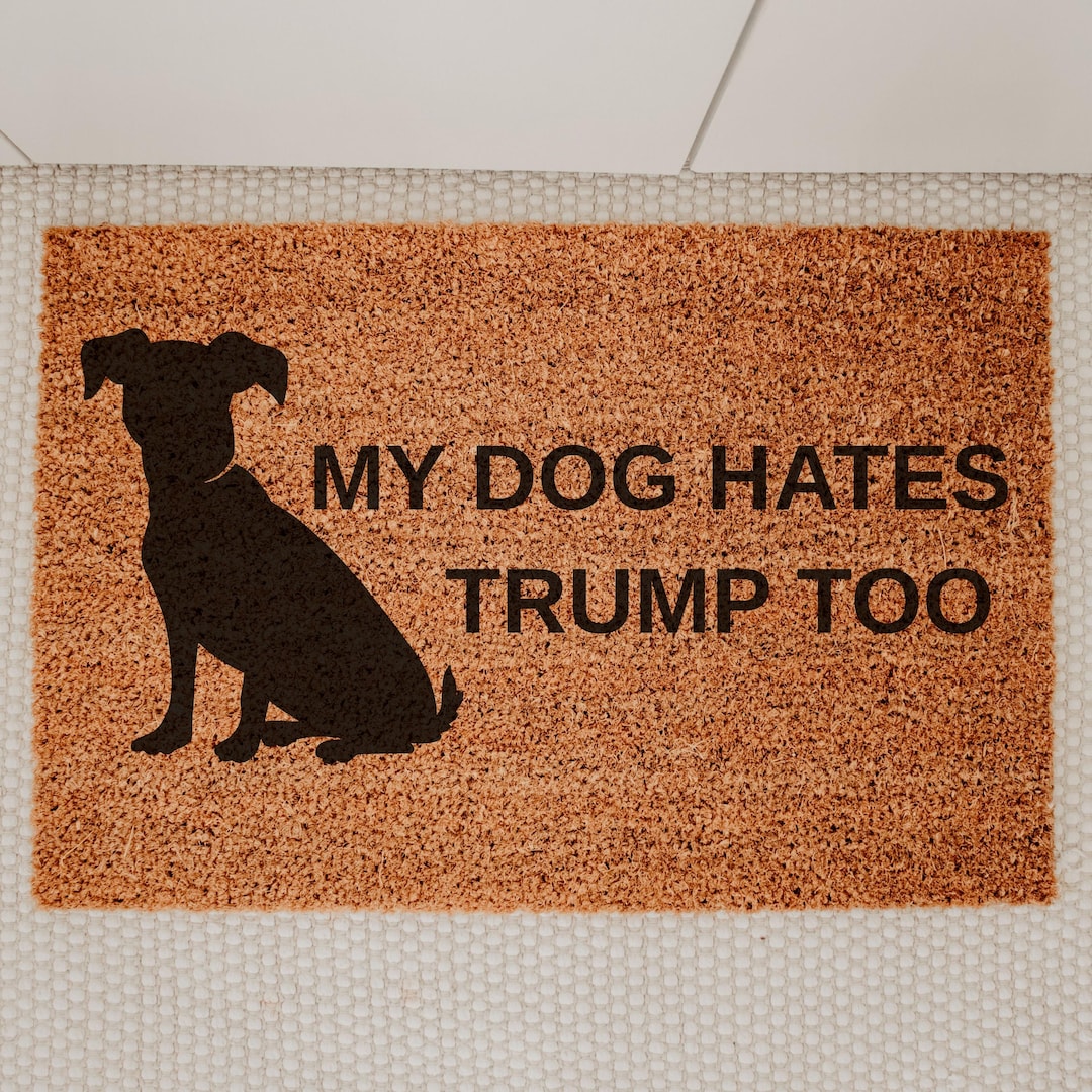 Anti-trump Doormat, Funny Door Mat, Subtle FDT Sign, Funny Dog Doormat ...