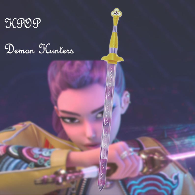 Kpop Demon Hunters Rumi Sword Replica – 3D Printed Cosplay Weapon - Etsy