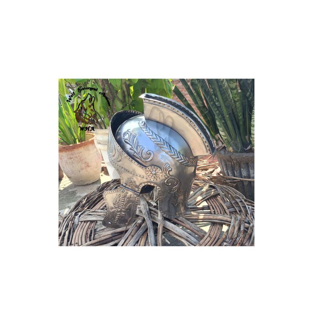 Roman Praetorian Helmet – 18 Gauge Steel Reenactment – Ancient Roman ...