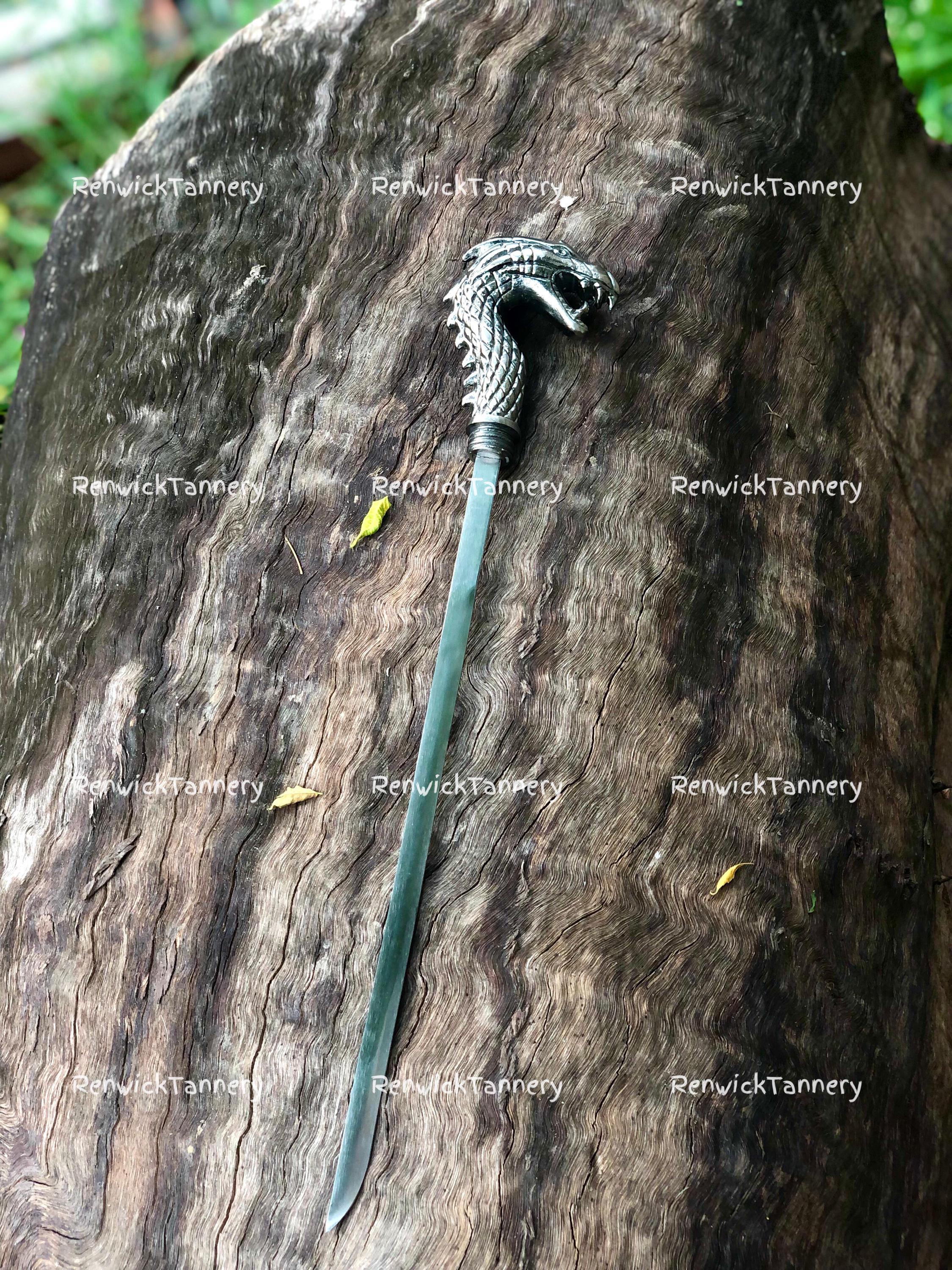 Dragon Head Walking Stick Red Eye Dragons Cane Vintage Wooden Staff ...