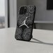 Jordan Jumpman Logo Black Paisley Phone Case, Custom Basketball Style ...
