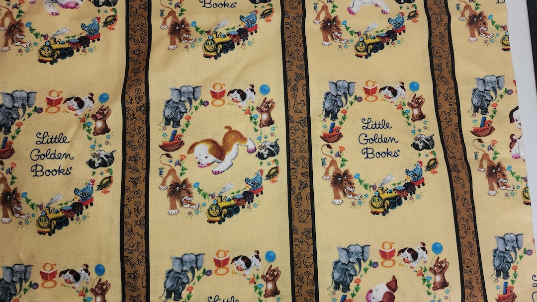 Little Golden Books Fabric 18 Inch X Wof by Quilting Treasures Fabric ...