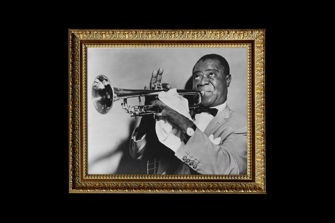 Louis Armstrong Vintage Poster - Vintage Photography Poster - Wall Art ...