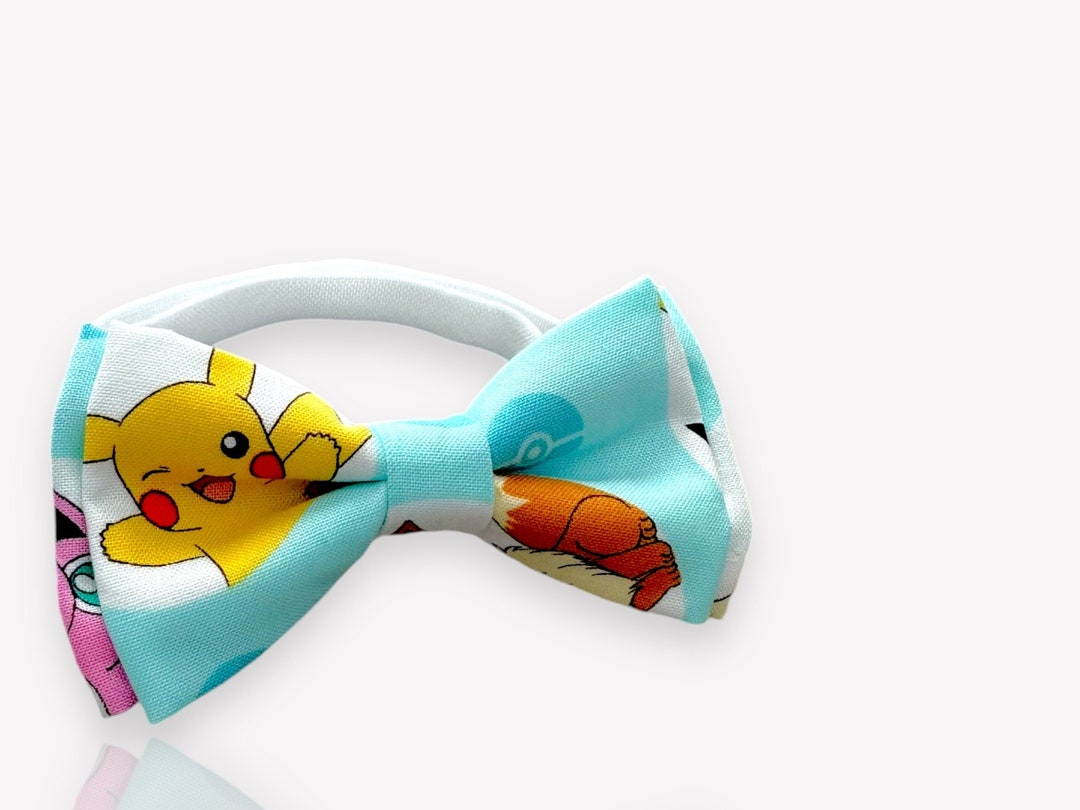 Pikachu Bow Tie – Pokemon Comic Book Character, Adjustable Strap - Etsy