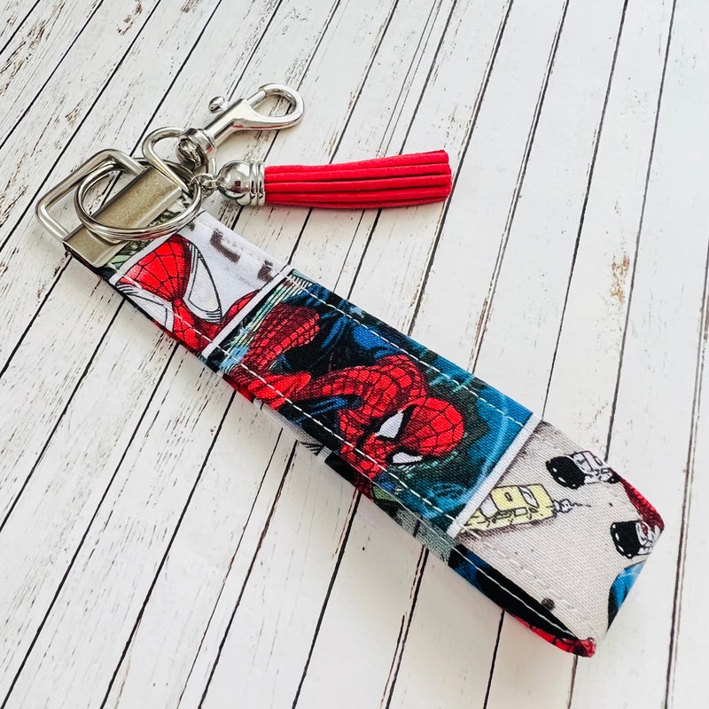 Spiderman Key Chain - Etsy