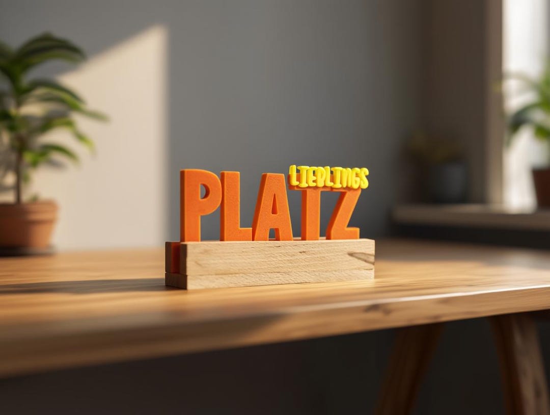 Favorite Spot - Blocks - Decoration - Wood - 3D Print - Etsy