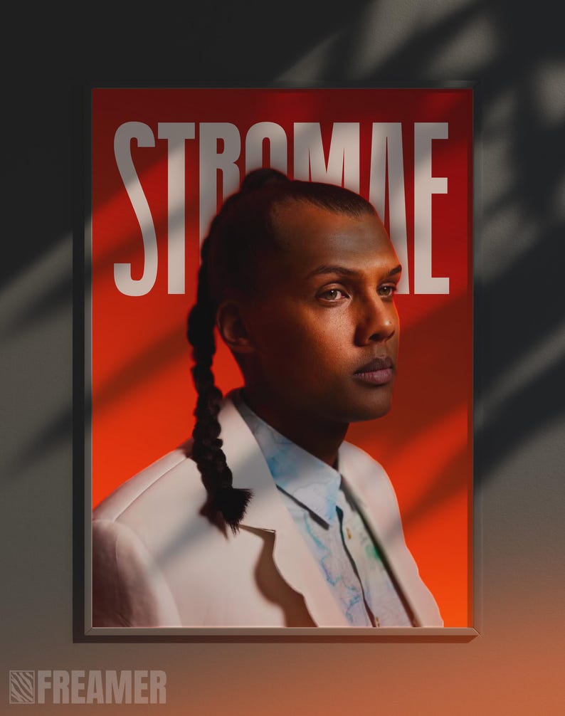 STROMAE Poster — With Augmented Reality Animation - Etsy