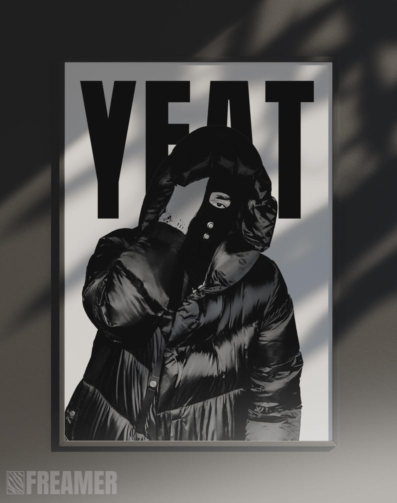 YEAT Poster — With Augmented Reality Animation - Etsy