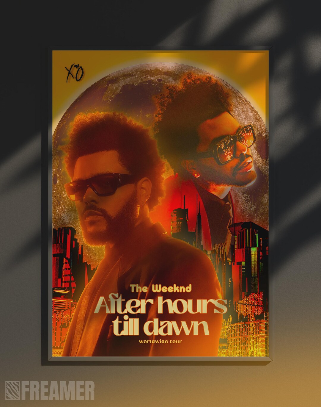 THE WEEKND Poster — With Augmented Reality Animation - Etsy