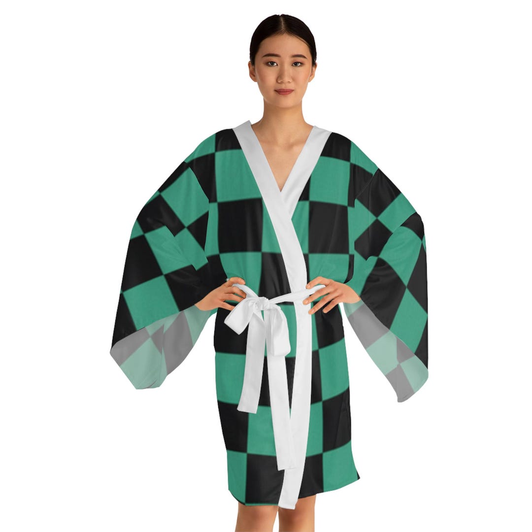 Demon Slayer-inspired Long Sleeve Kimono Robe Demon Slayer Gifts - Etsy